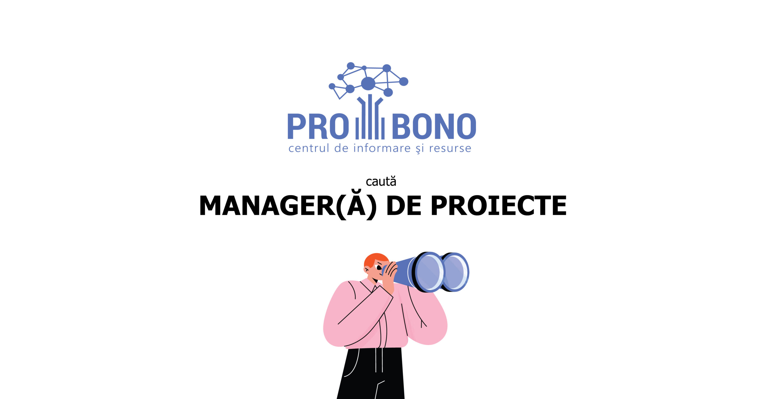 Oportunitate de angajare: CIR PRO BONO caută un/o coordonator sau coordonatoare de proiecte ...